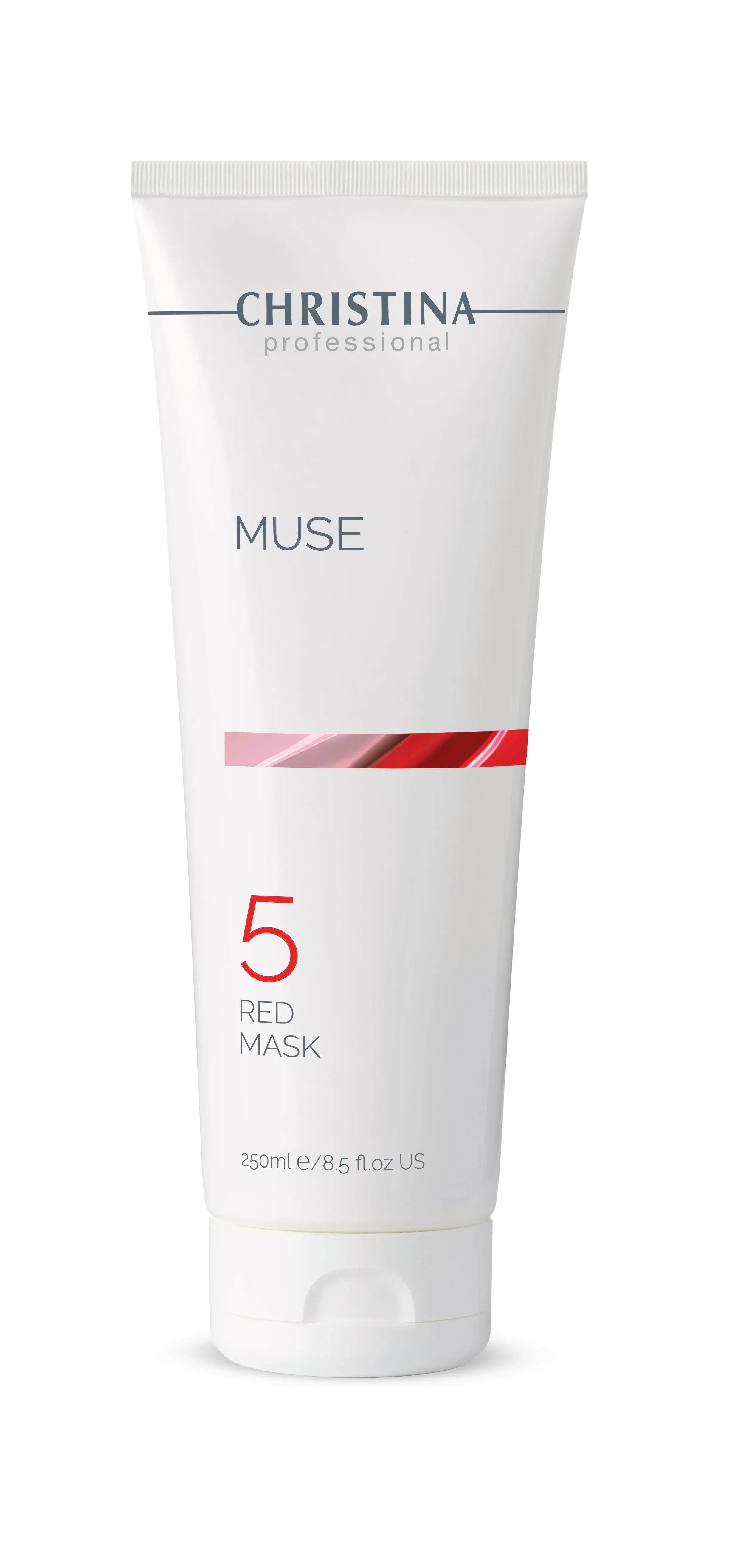 Muse Red Mask 250ml - Czerwona Maska Regenerująca Krok 5 | Christina ...
